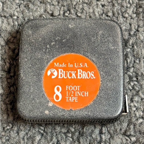 buck bros | Other | Vintage Buck Bros Brothers Tape Measure 8 Foot Ft 2 ...